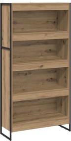 Knihovna 80 x 30 x 155 cm Kompozitní dřevo Umělecký dub 3403009