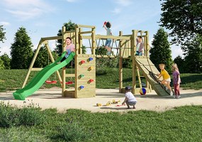 Marimex | Dětské hřiště Marimex Play Basic 010 + zelená skluzavka | 11640589