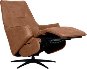 LABEL51 Elektrické polohovací křeslo ODENSE hnědé SX-84.011