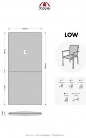 Doppler SPOT 6915 nízký - polstr na židli a křeslo