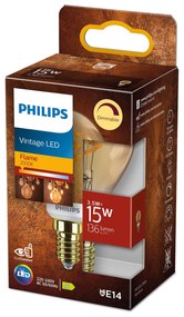 Philips LED Classic E14 P45 2,6W 1 800K zlatá dim