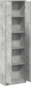 Šatní skříň Betonově šedá 55 x 25 x 189 cm Kompozitní dřevo 3334011