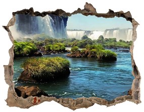 Wallmuralia Nálepka fototapeta 3D výhled Vodopád Igazu 95x64 cm