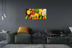 Obrazy na plátně Květák okurka Kiwi 100x50 cm