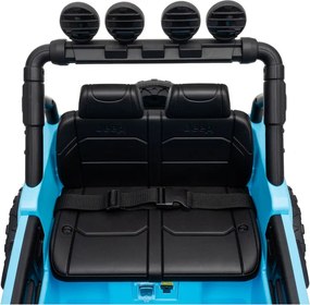 LEAN CARS Akumulátorové autíčko Jeep Rubicon DK-JWR558 24 V, světle modré