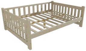 Vomaks Dětská postel DP 035 XL Rozměr: 120 x 200 cm, Barva: surové dřevo