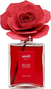 Muhà Rose difuzér s dřevěnou růží Petali di Rosa Objem: 200 ml