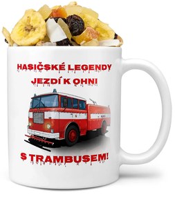 Hrnek Hasičské legendy – Trambus (Náplň hrníčku: Tropická směs)