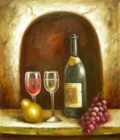 Nádherné víno - 50 x  cm