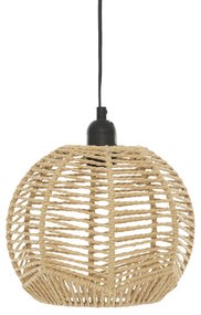 Visící lampa CAREN se stínítkem z pleteniny, Ø 24 cm