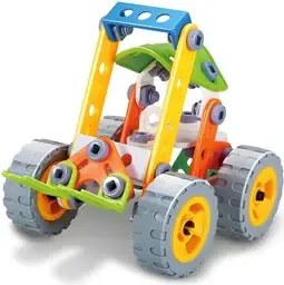 Malý Mechanik Junior nakladač / 84 dílků / 30 x 23 cm / od 5 let