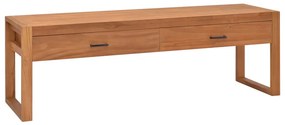 TV stolek 140 x 40 x 45 cm teakové dřevo 325273