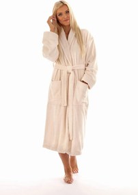 Župan Austin z bambusové viskózy krémová 22 70 1151 - XL
