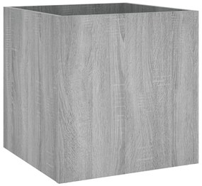 vidaXL Truhlík šedý sonoma 40 x 40 x 40 cm kompozitní dřevo