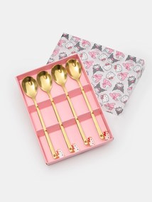Sinsay - Sada lžiček s přívěsky Hello Kitty - zlatá