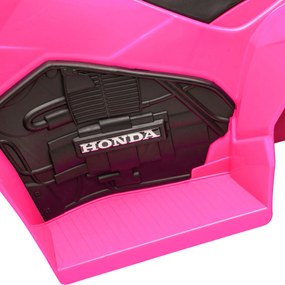 AIYAPLAY Elektrický čtyřkolka pro děti ve věku 18-36 měsíců s licencí HONDA, 6V bateriový vůz s LED světlomety, klaksonem, rychlostí 2,8 km/h, rozměr…