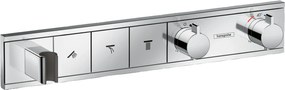 Hansgrohe RainSelect, termostatická sprchová baterie pod omítku, na 3 výstupy, chromová, 15356000
