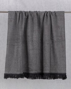 Deka Cotton Cloud 150x200cm Grey Chevron