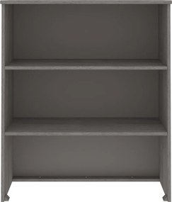 Nástavec na komodu HAMAR světle šedý 85 x 35 x 100 cm borovice 340511