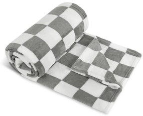 Bellatex Přikrývka  Kemping PLUS 150x200 cm Kostka šedá
