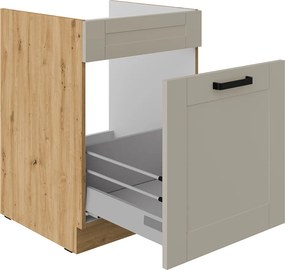 LUNA sa | dolní skříňka 60 ZL 1S dřezová | 60 cm | PREMIUM BOX | artisan/světle šedá