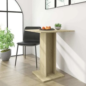 vidaXL Bistro stolek 60 x 60 x 75 cm dřevotříska [802102] Barva: dub sonoma