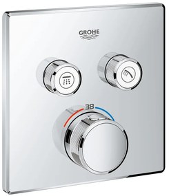 Grohe Grohtherm SmartControl - Termostatická baterie pod omítku se 2 ventily, chrom 29124000