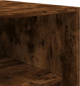 Šatní skříň kouřový dub 80 x 50 x 200 cm kompozitní dřevo 3307697