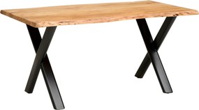 XXXLutz JÍDELNÍ STŮL, akácie, přírodní barvy, 160/90/76 cm P & B - Online Only jídelní stoly - 002641004202