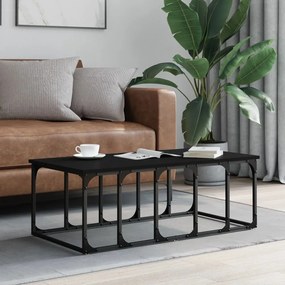 vidaXL Konferenční stolek 100 x 50 x 35,5 cm kompozitní dřevo [833379] Barva: Černá