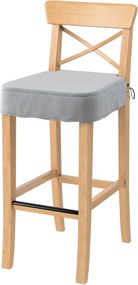 Sedák na židli IKEA Ingolf - barová barva šedá látka sametová