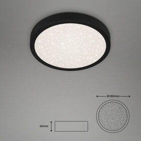 Briloner 3048-015 - LED Stropní svítidlo RUNA LED/18W/230V černá