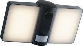 FAN LED-VYSOR-SECURITY Venkovní reflektor LED VYSOR antracit 20 W 2640 lm 4000 K stmívatelné Wi‑Fi, kamera/senzor 13,2x26,5x17 cm - FANEUROPE