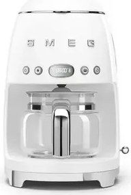 SMEG DCF02WHEU bílá / Automatický kávovar / 1350W / 1.4 L / 19 bar / z