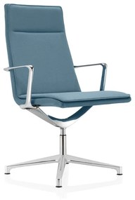 ICF - Židle VALEA ELLE SOFT 608 s vysokým opěrákem a kluzáky
