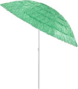 Plážový slunečník Hawaii zelený 240 cm 314698