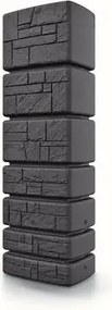 PROSPERPLAST TOWER STONE antracit 350l / Sud na dešťovou vodu