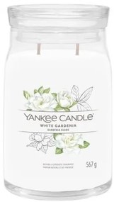 Aromatická svíčka, Yankee Candle Signature White Gardenia, hoření až 90 hod