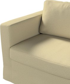 Potah na pohovku IKEA  Karlstad 2-místná , nerozkládací, dlouhý barva zelená látka pletený vzor