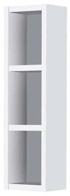 Mereo, Aira, koupelnová skříňka 20 cm, horní, policová, bílá CN716S