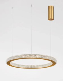 LED lustr Fiore 60 zlaté