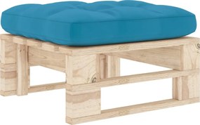 vidaXL Zahradní taburet z palet černě impregnované borové dřevo [3066466] Barva: Béžová, Barva dřeva: Bílá