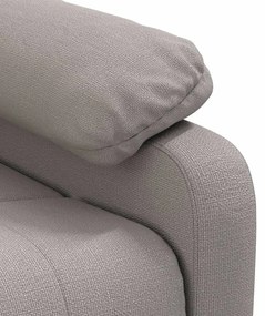 vidaXL Marketos Elektrické masážní křeslo taupe textil