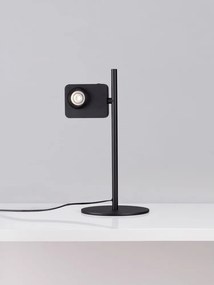 Černá hliníková LED stolní lampa s ohybatelnou konstrukcí/stmívatelná (výška 46 cm) Kedros – Nova Luce