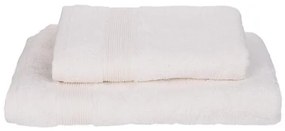 Premium ručník bílý s bordurou 450g 50x100