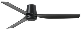 FARO Barcelona FARO 33830 - Stropní ventilátor PUNT TUB M černá pr. 130 cm + dálkové ovládání 33830