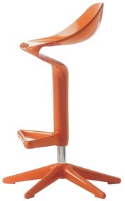 Barová židle Spoon oranžová, Kartell - Spoon