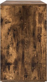 Servírovací skříň Kouřový dub 135 x 41 x 75 cm Kompozitní dřevo 3333890