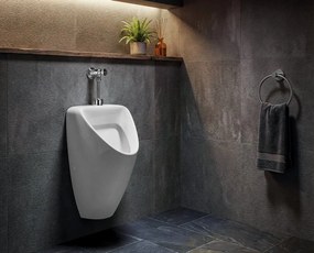 CERASTYLE CERASTYLE, SCHWARN keramický urinál, s horním přívodem vody, bílá, 201.702.4