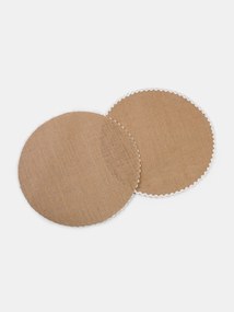 Sinsay - Prostírání se zvlněným okrajem 2 pack - bílá